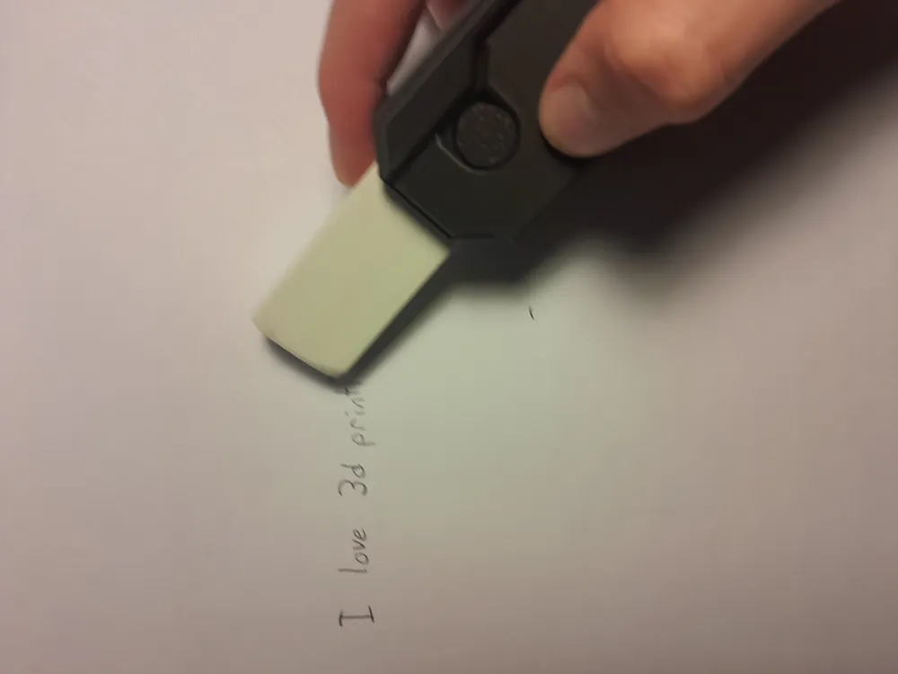 Eraser Gravity Knife - Free 3D Print Model - MakerWorld