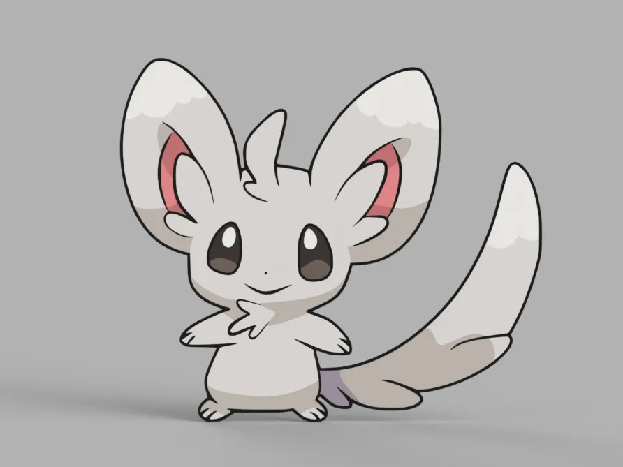 Minccino Wall Art by Sitsero - MakerWorld