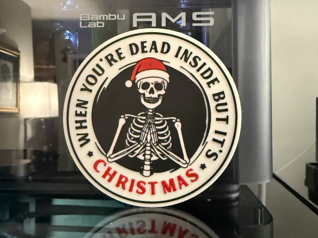 WHEN YOU'RE DEAD INSIDE BUT IT'S CHRISTMAS - Free 3D Print Model ...