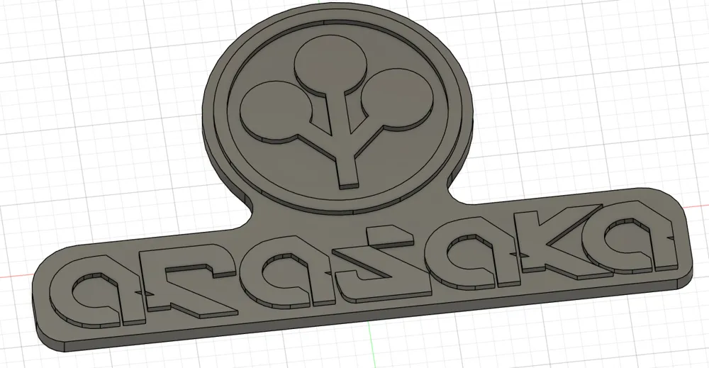 Arasaka logo (to hang on a wall) by Bayuun - MakerWorld