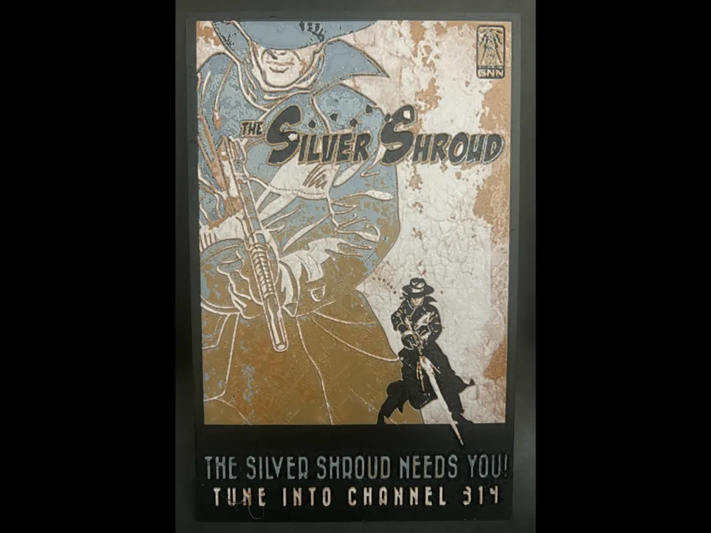 Fallout - The Silver Shroud with Gun by RegisMakerWorld: Download Free ...