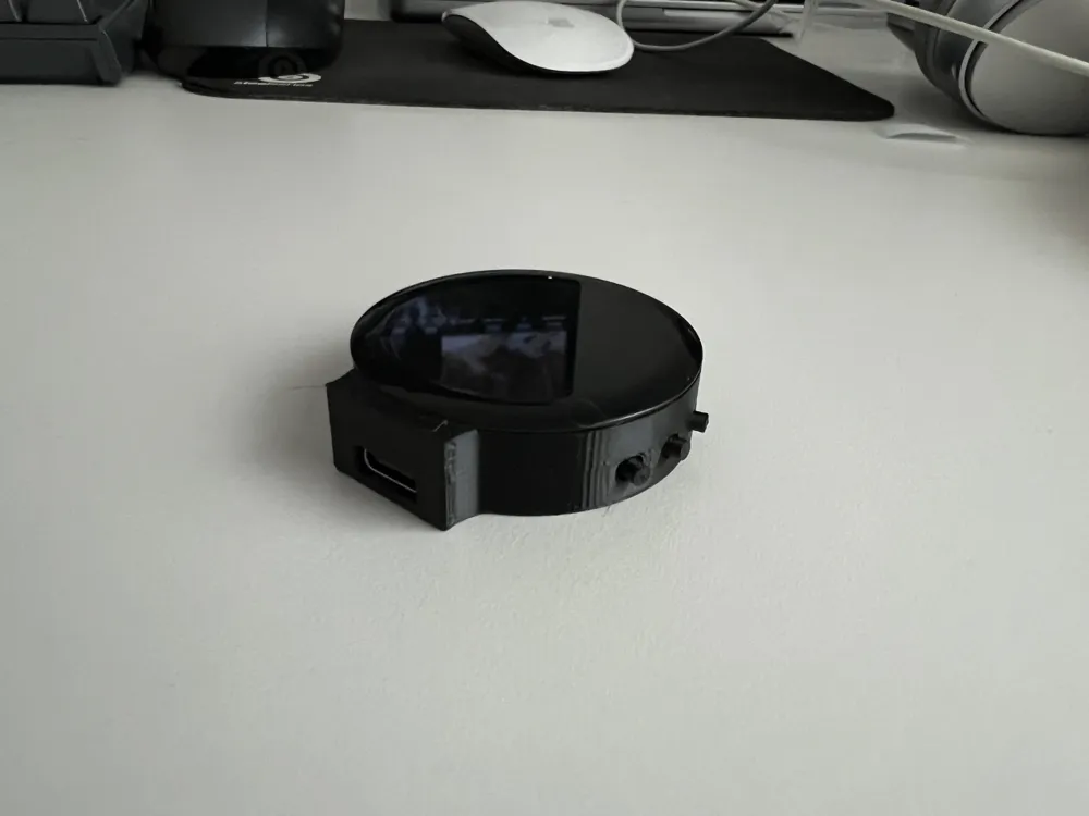 ESP32-TFT 1.28 Display Enclosure w/ Button by nickw444 MakerWorld ...