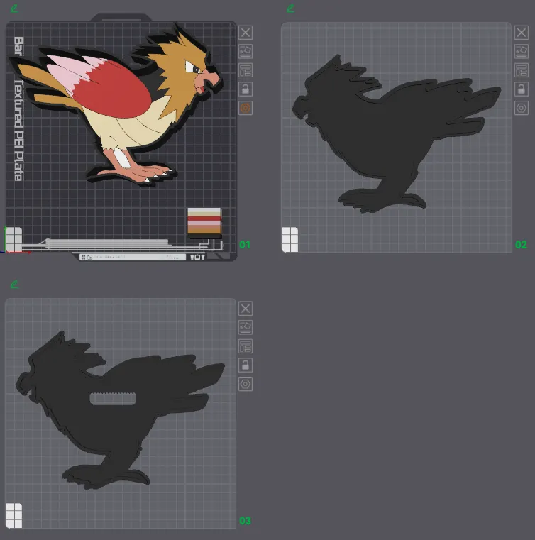 Pokemon - 0021 Spearow LED Lamp by BeeTee 3D - MakerWorld