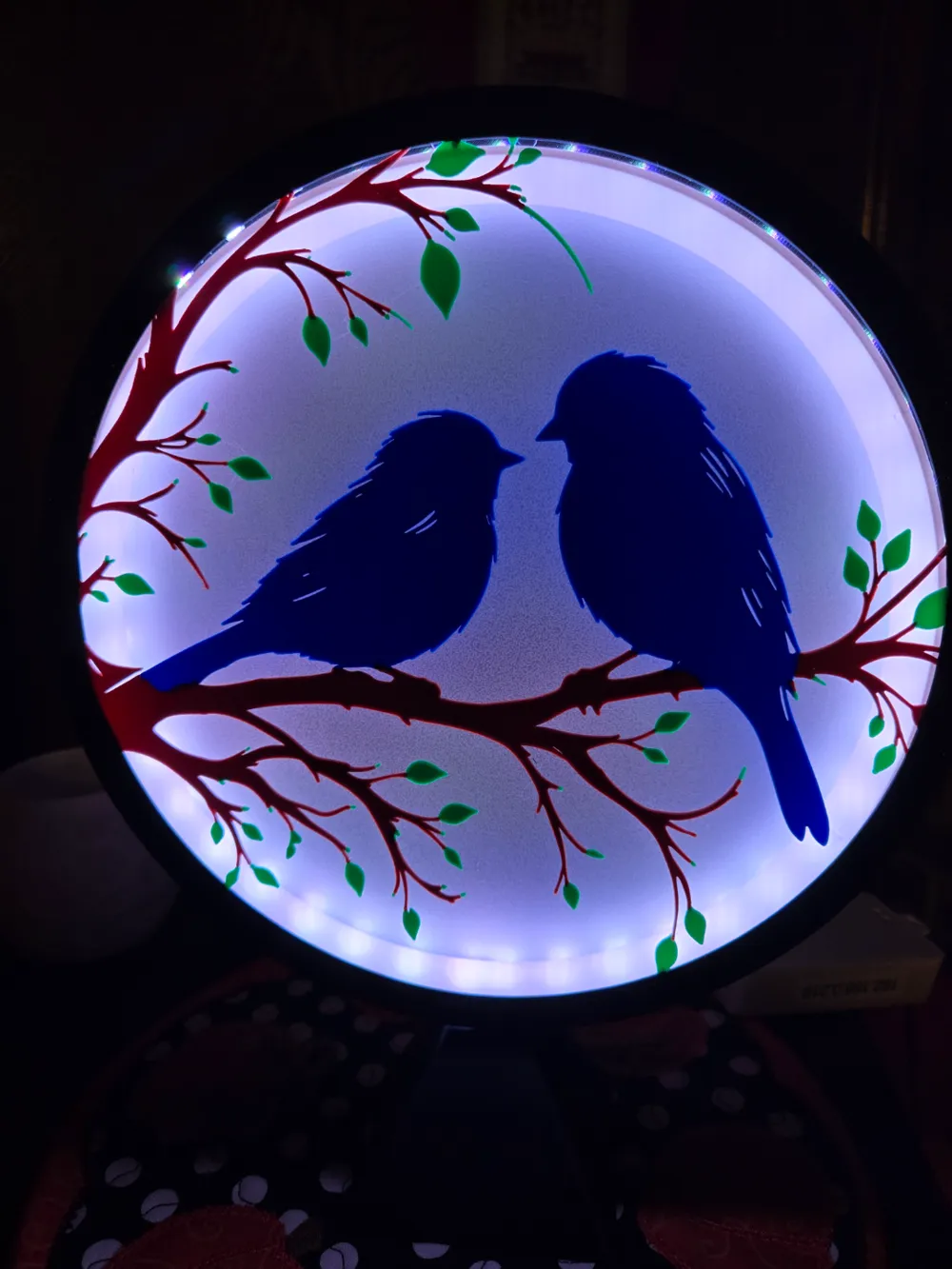 Ring lamp - colorized replaceable panels Remixed by user ...