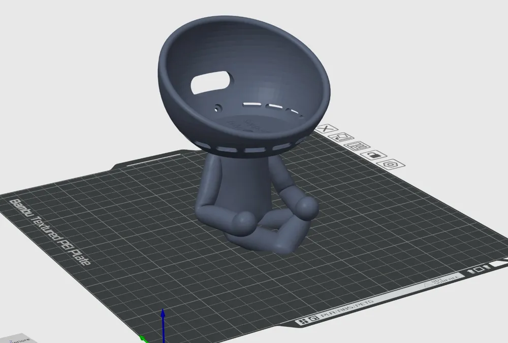 Supporto Echo Dot Alexa Robert Meditation - Free 3D Print Model ...