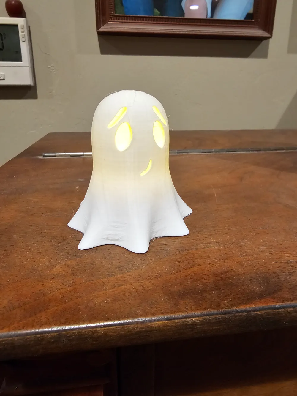Phantom Flicker | The Tealight Ghost - Free 3D Print Model - MakerWorld