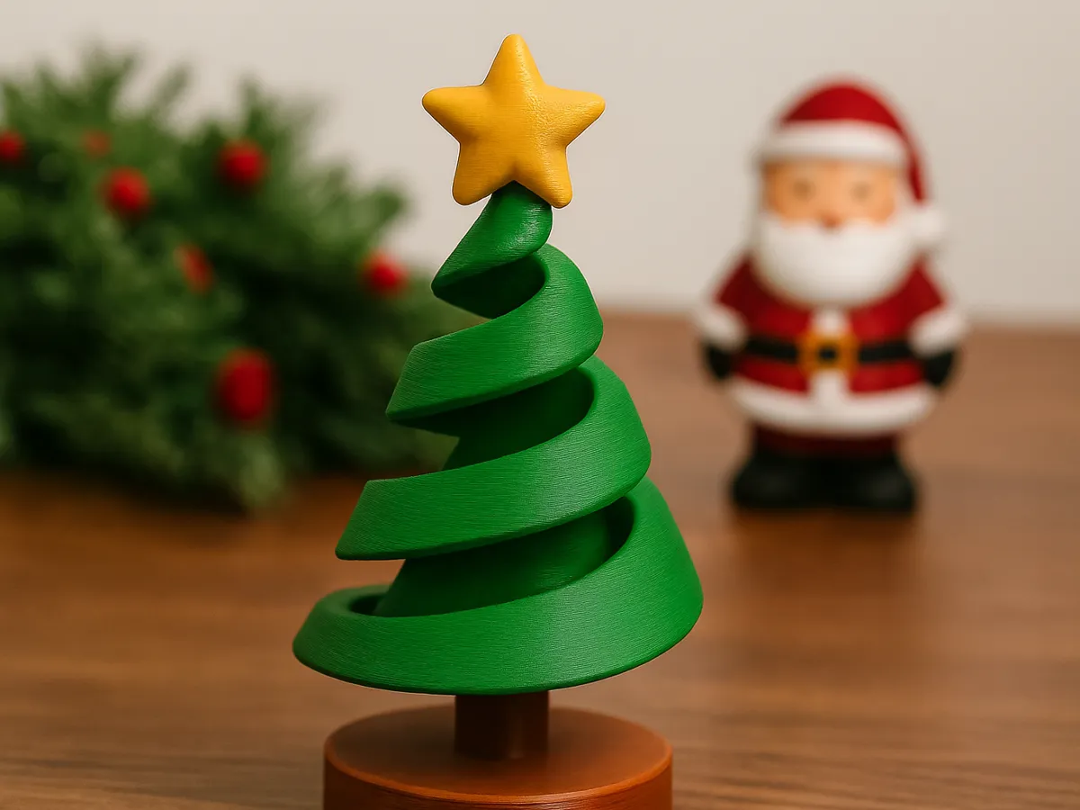 Abstract Christmas Tree Decor - Free 3D Print Model - MakerWorld