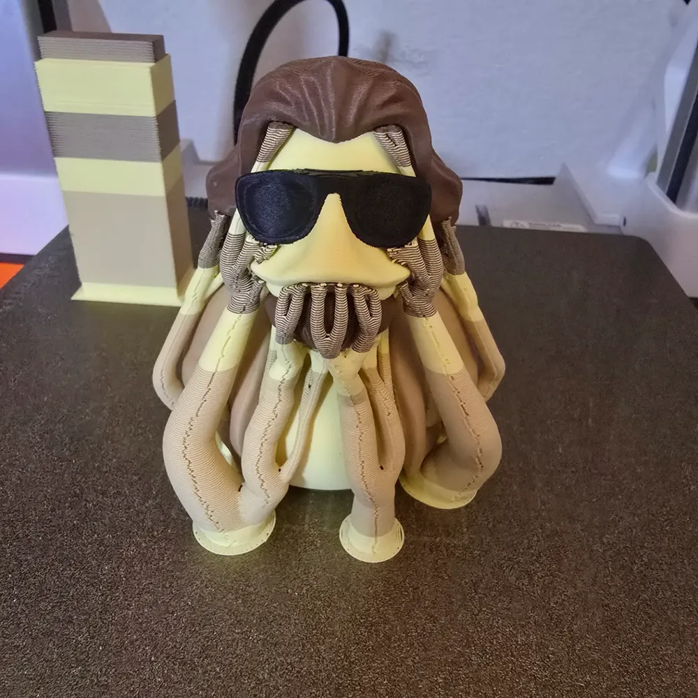 The Big Lebowski Rubber Duck Toy The Dude Abides by johnnyTbird ...