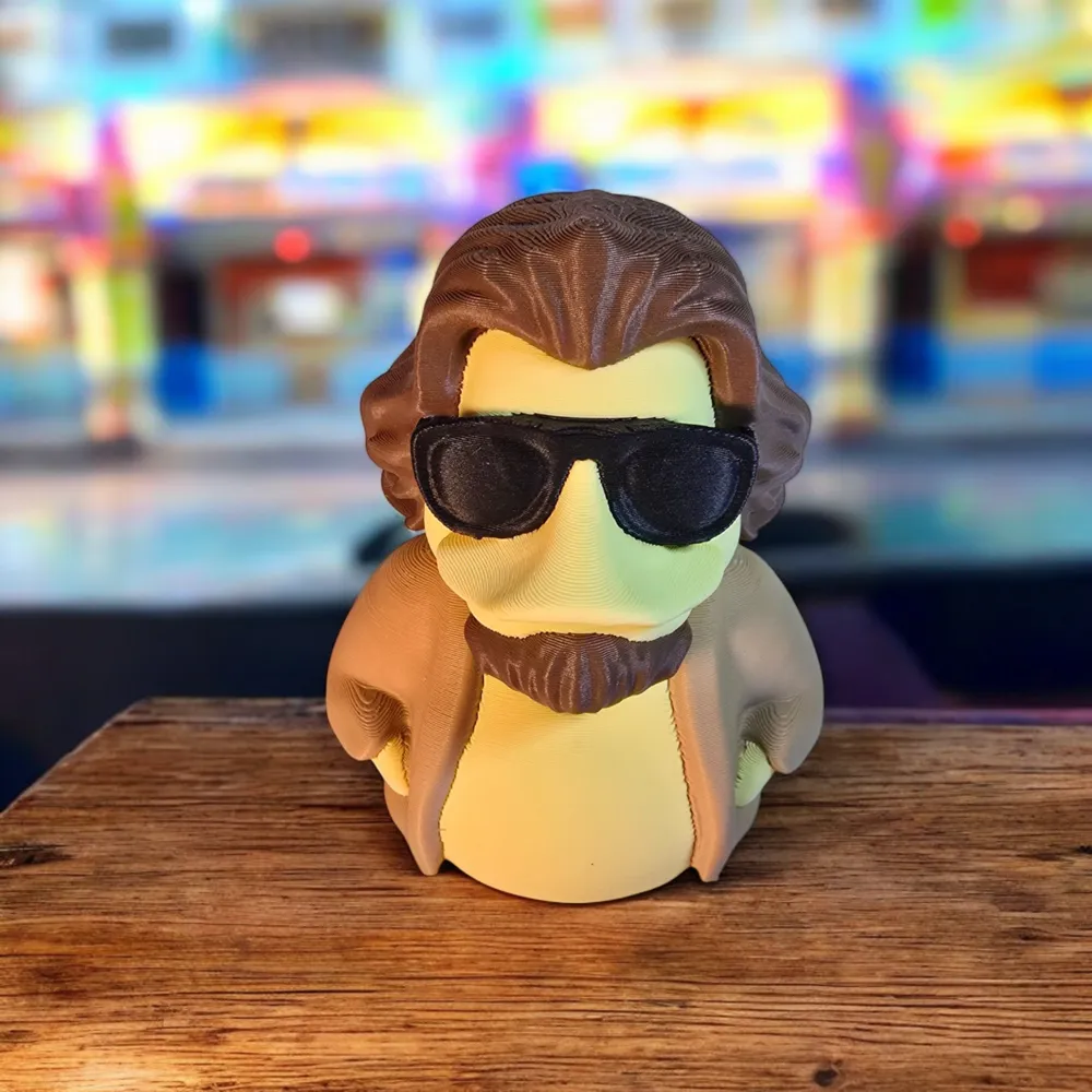 The Big Lebowski Rubber Duck Toy The Dude Abides - Free 3D Print Model ...