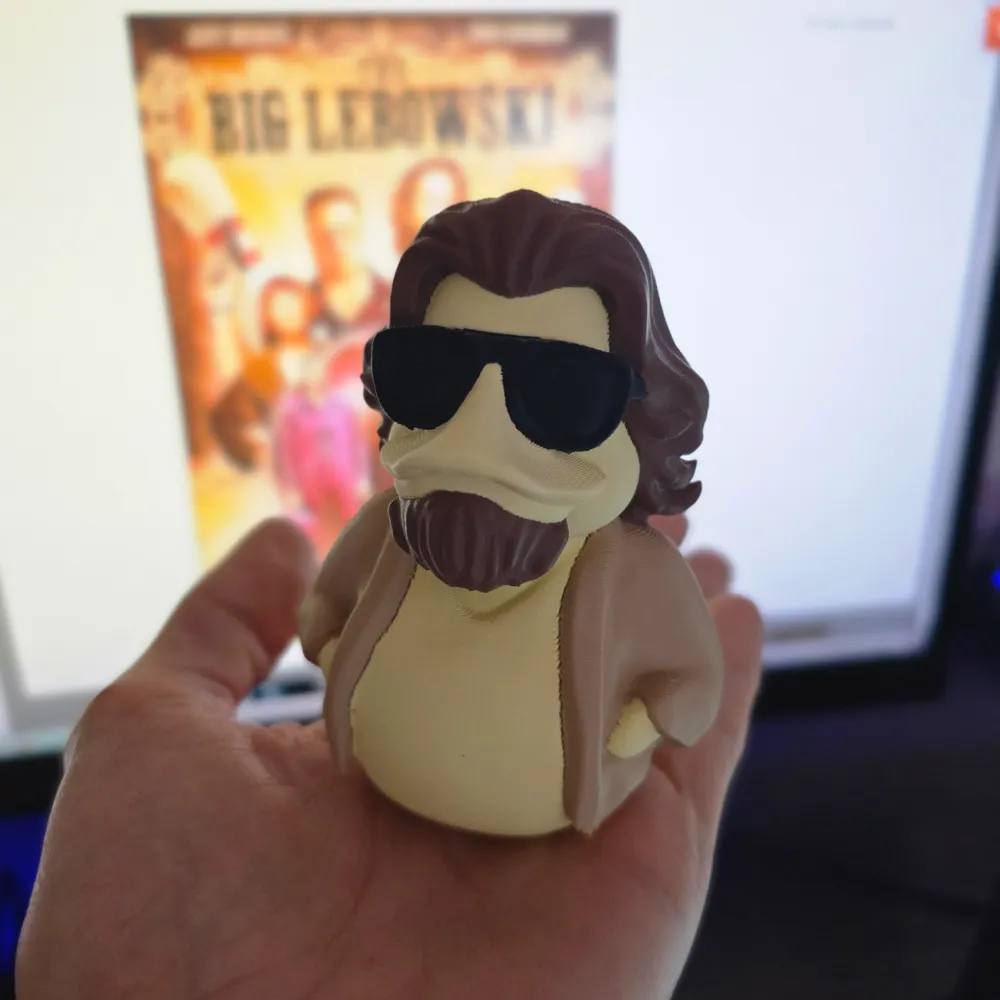 The Big Lebowski Rubber Duck Toy The Dude Abides - Free 3D Print Model ...