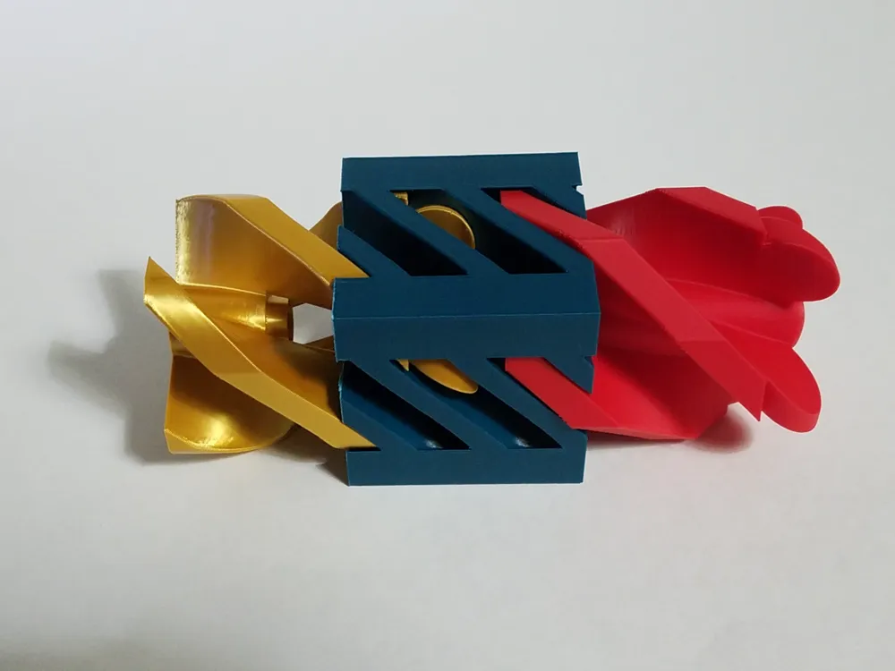 Impossible Passthrough Secret Present + Rounded V2 - Free 3D Print ...