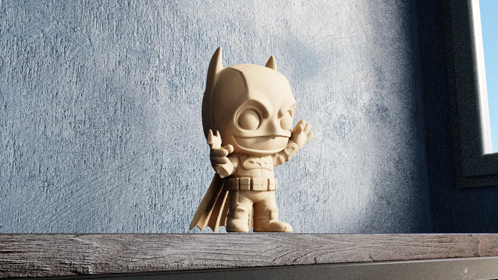 Chibi Batman - Free 3D Print Model - MakerWorld