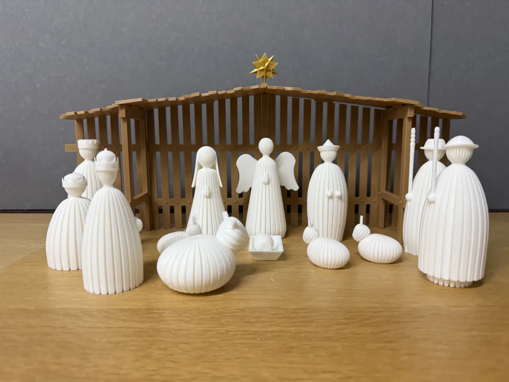 Nativity Stable - Free 3D Print Model - MakerWorld