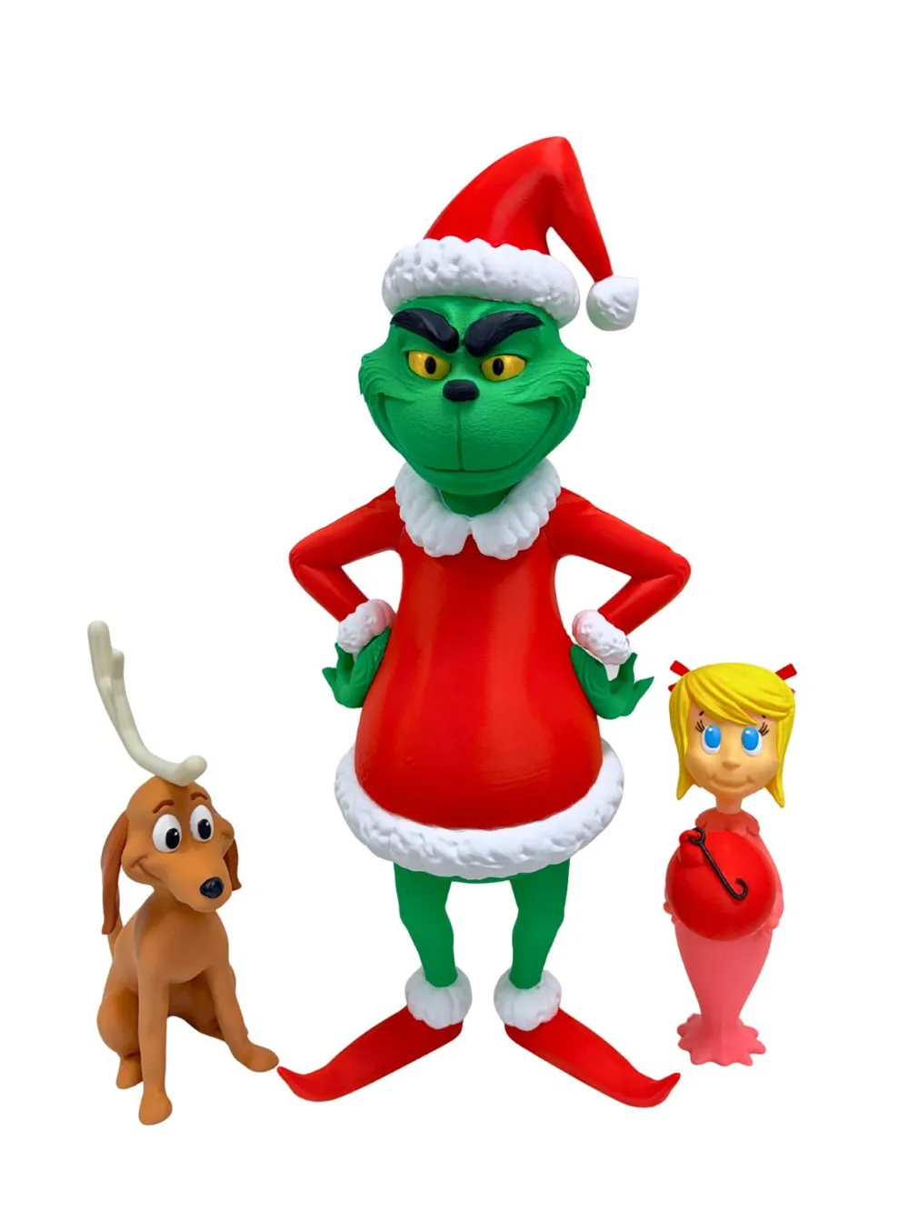 Max de 14" del Grinch - pintado y cortado - Modelo de impresión 3D ...