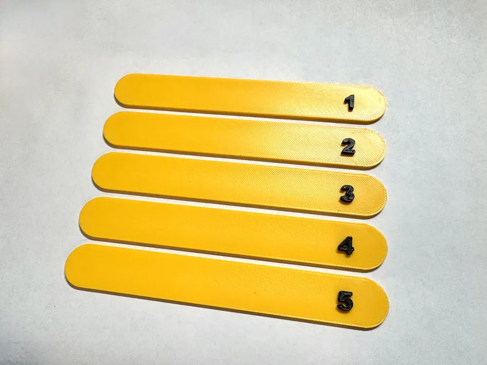 Classroom Number Pull Sticks (Student Selector) - Free 3D Print Model ...