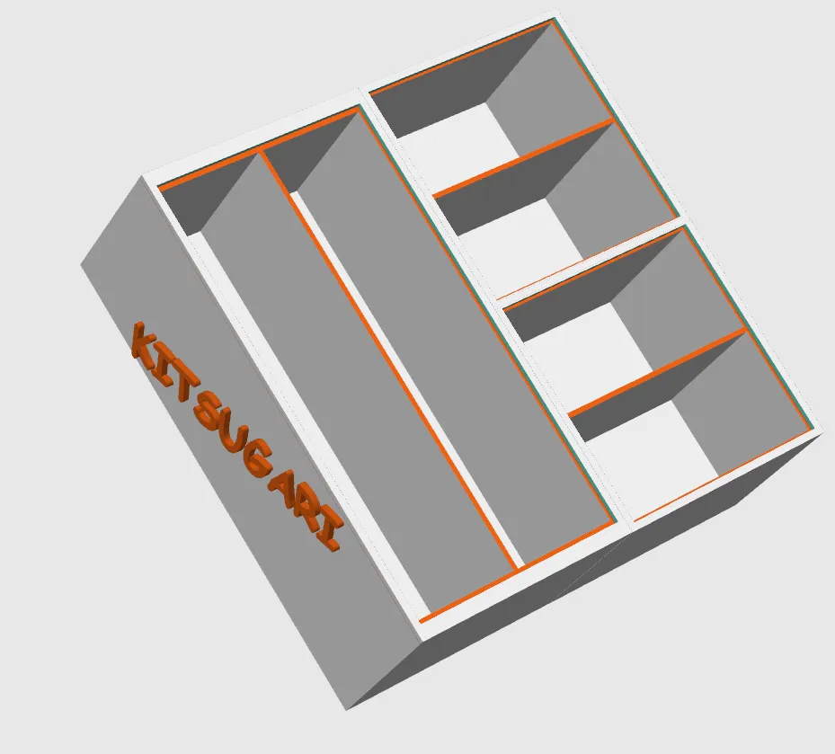 Desk X Shelf by KitsugariMakerWorld: Download Free 3D Models