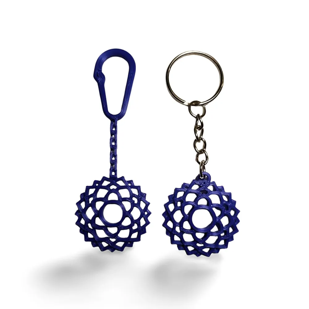 Chakras Keychain Set - Free 3D Print Model - MakerWorld