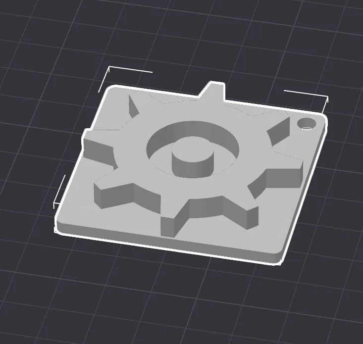 keychain template - Free 3D Print Model - MakerWorld