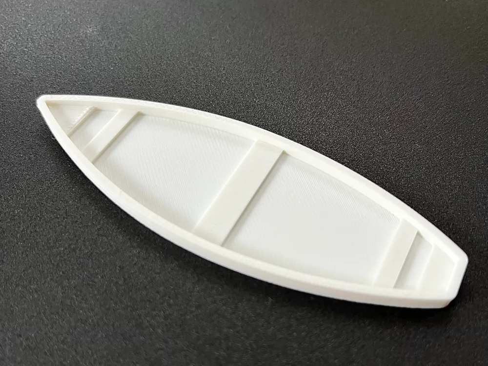 Row boat shape A for 25mm miniatures by Symonak - MakerWorld
