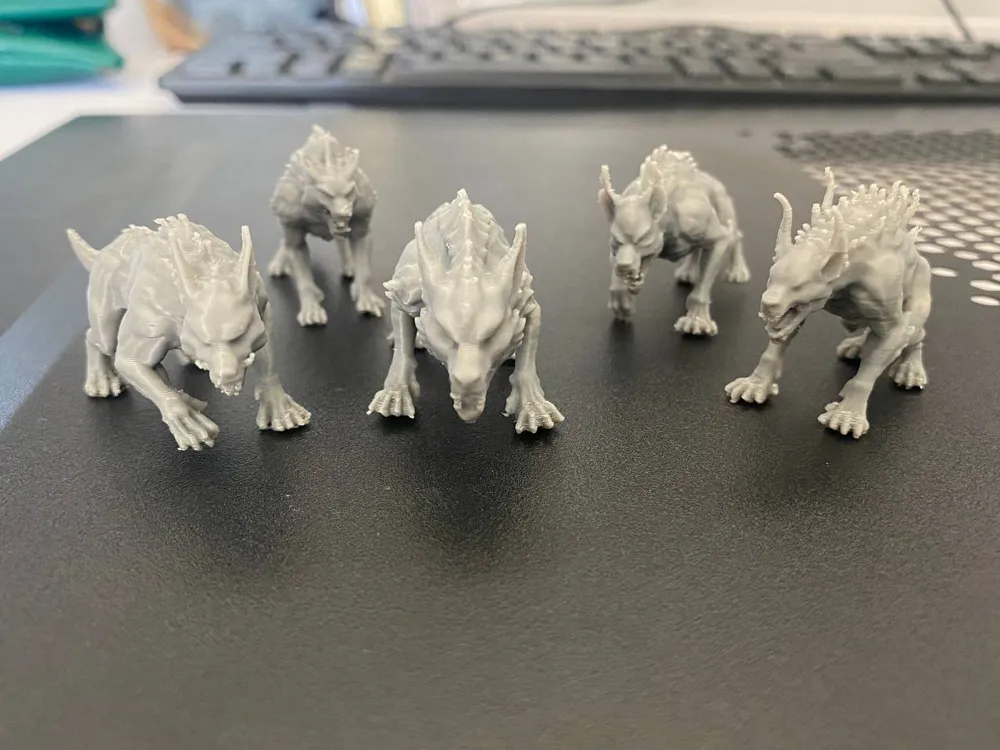 Demon Wolf Pack by Gundabadad - MakerWorld