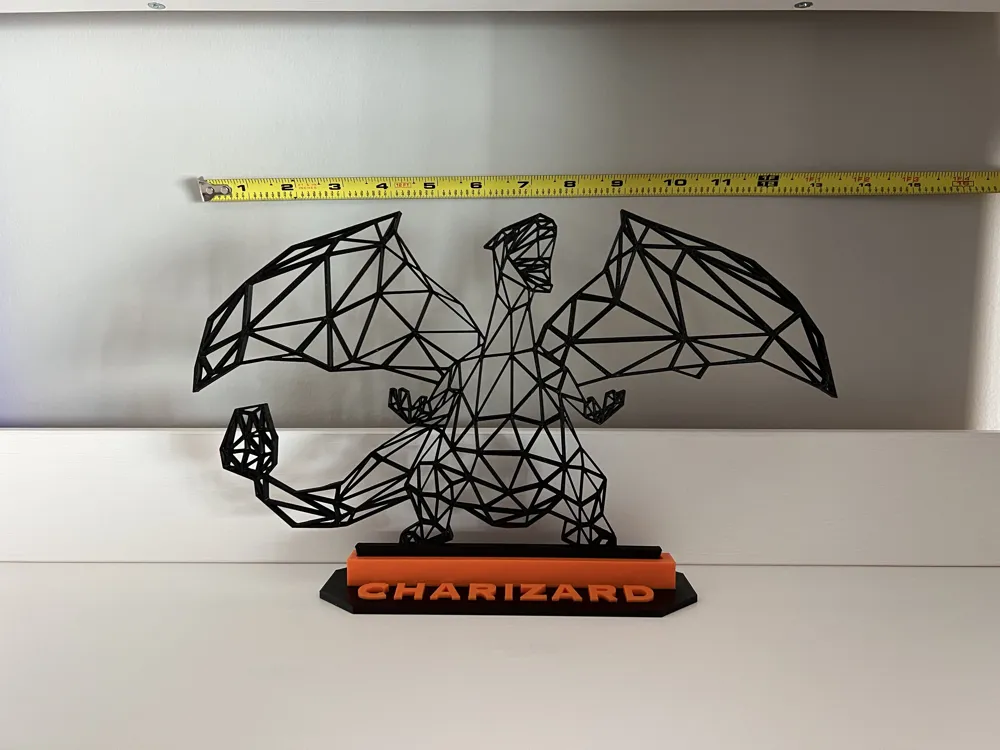 Charizard Low Poly Model - Free 3D Print Model - MakerWorld