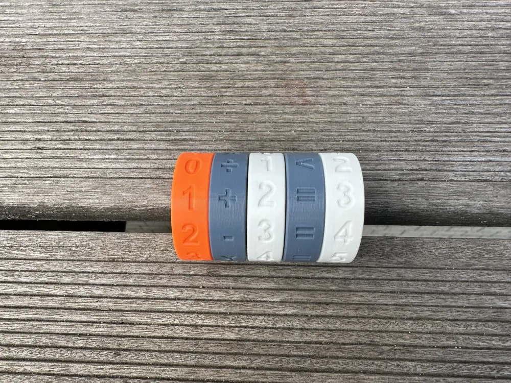 Math Fidget Practice Wheel Modular Learning Aid +,-,x,÷ by PS_Print ...