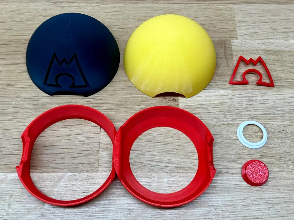 Team Magma Ball - Pokemon - Pokeball Functional by Torikami - MakerWorld