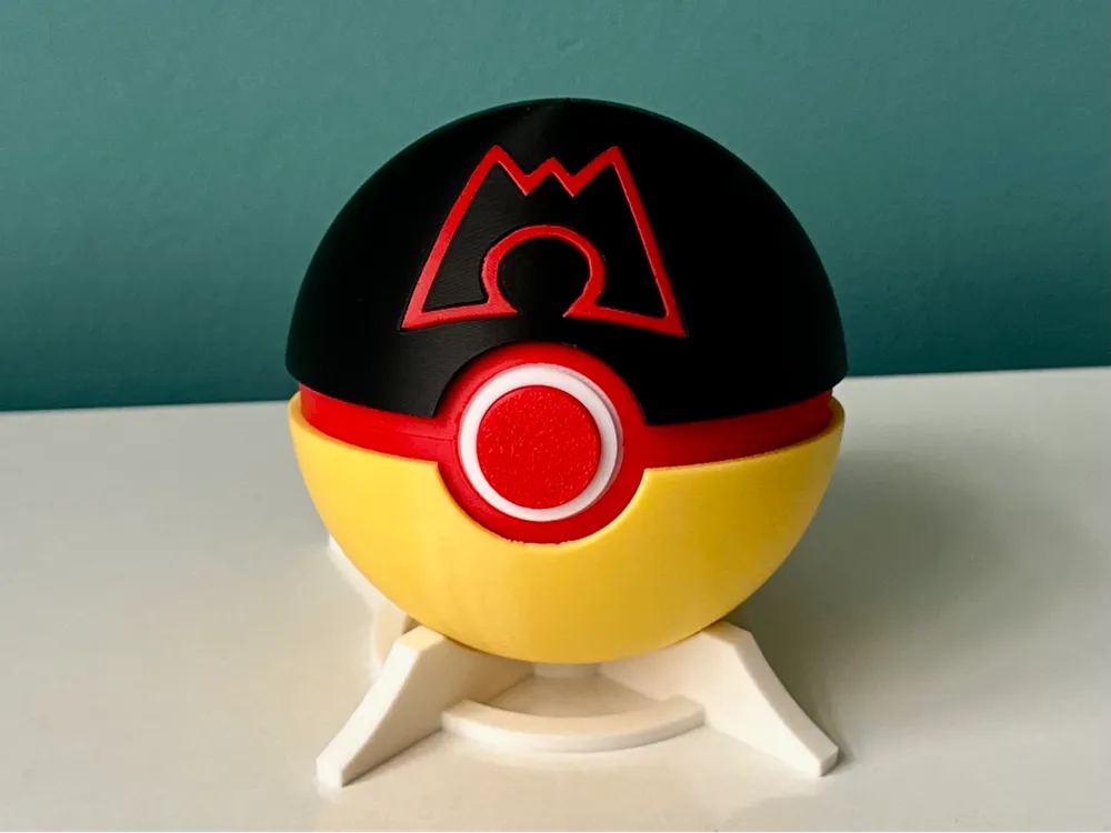 Team Magma Ball - Pokemon - Pokeball Functional by Torikami MakerWorld ...