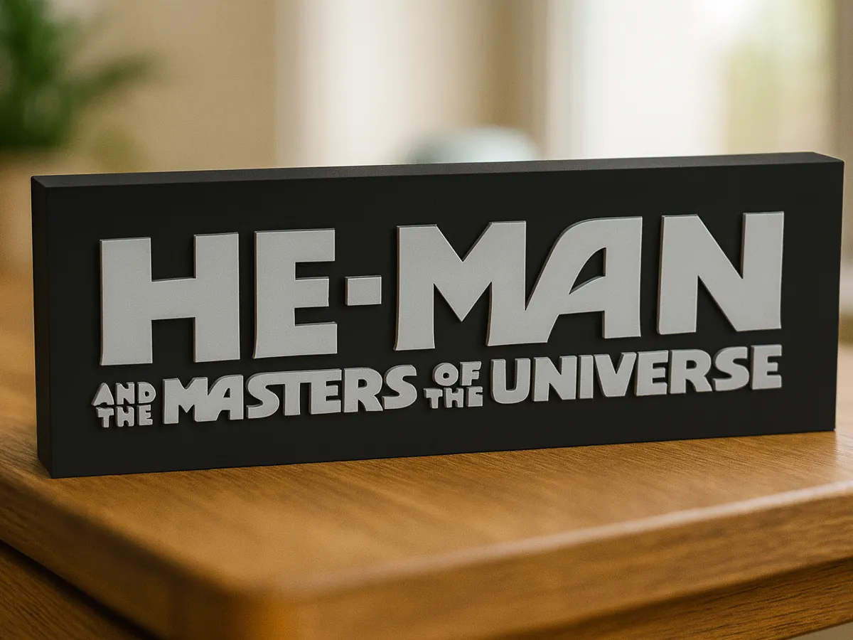 Master Of The Universe He-man Logo - Free 3D Print Model - MakerWorld
