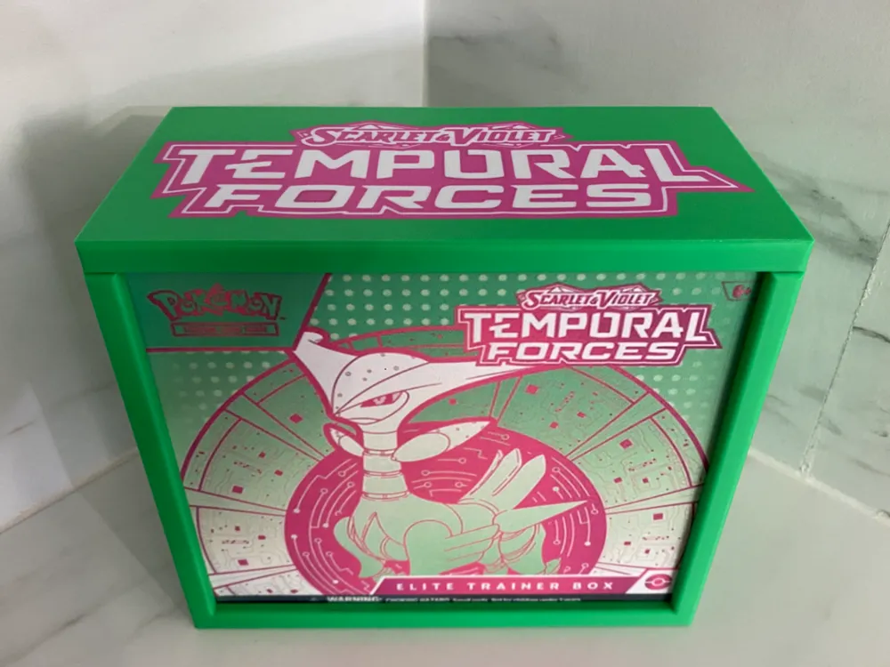 pokemon ETB box protector case Temporal Forces - Free 3D Print Model ...