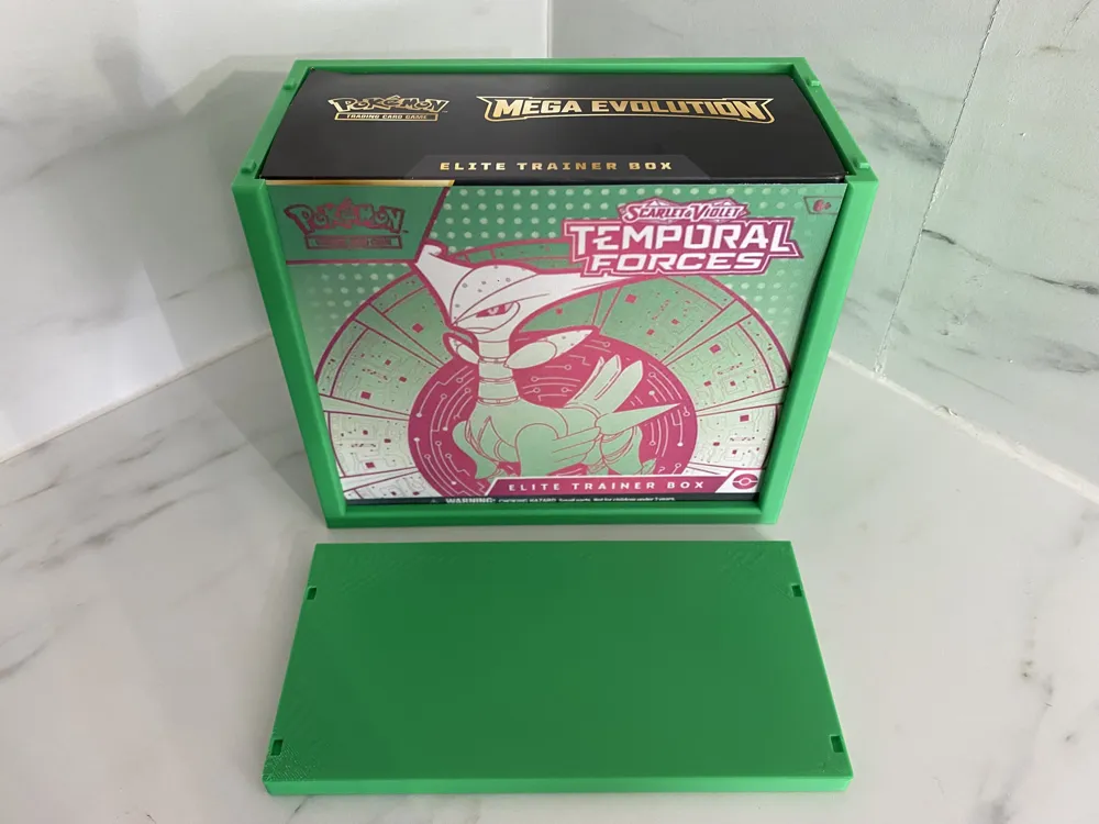 pokemon ETB box protector case Temporal Forces - Free 3D Print Model ...