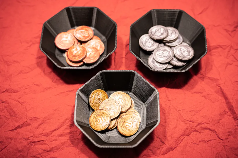 Board game stackable token tray (3 sizes) by Berry MakerWorld: Download ...