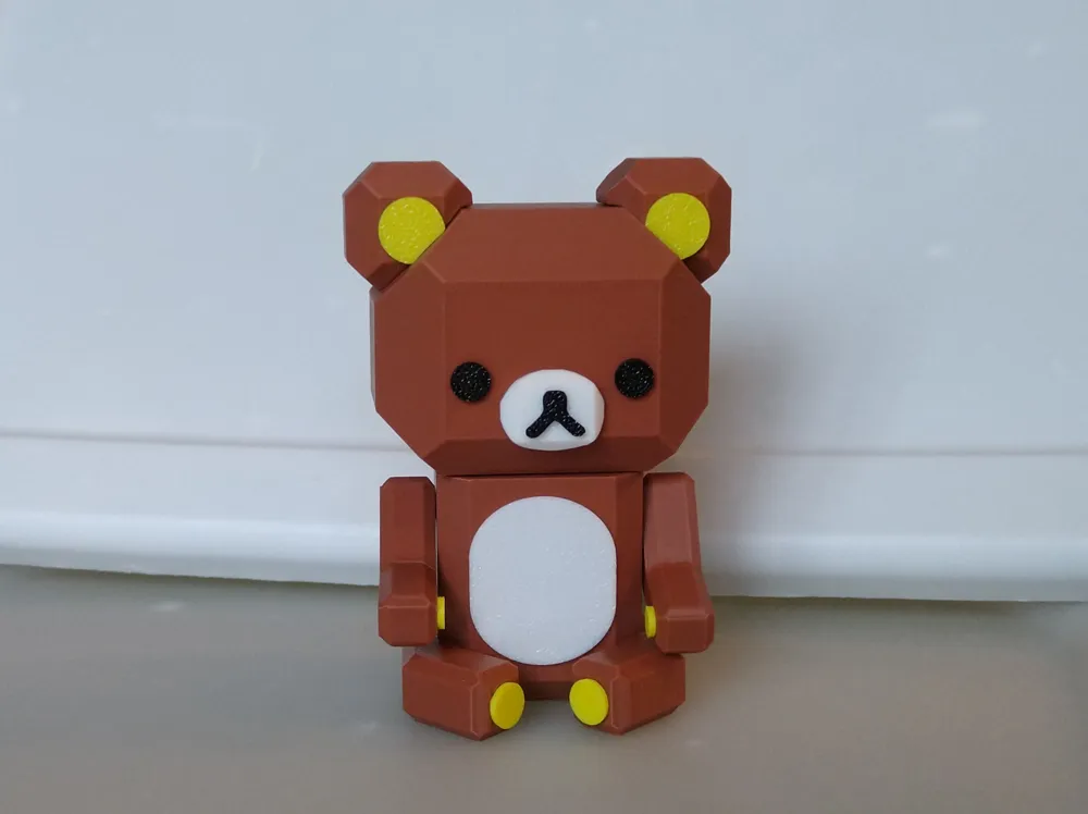 Rilakkuma Blocky Bear (no AMS) by Calm Chowder MakerWorld: Download ...