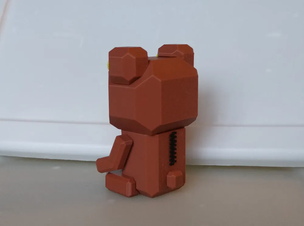 Rilakkuma Blocky Bear (no AMS) by Calm Chowder MakerWorld: Download ...