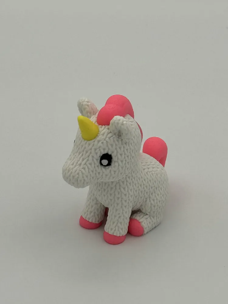 Cute Knitted Unicorn - Free 3D Print Model - MakerWorld
