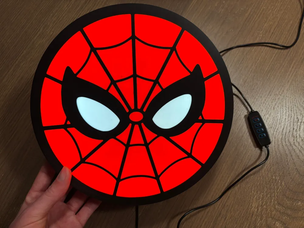 Spiderman Lightbox by 2wim2 MakerWorld: Download Free 3D Models