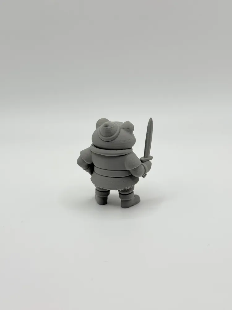 Frog Knight - Free 3D Print Model - MakerWorld