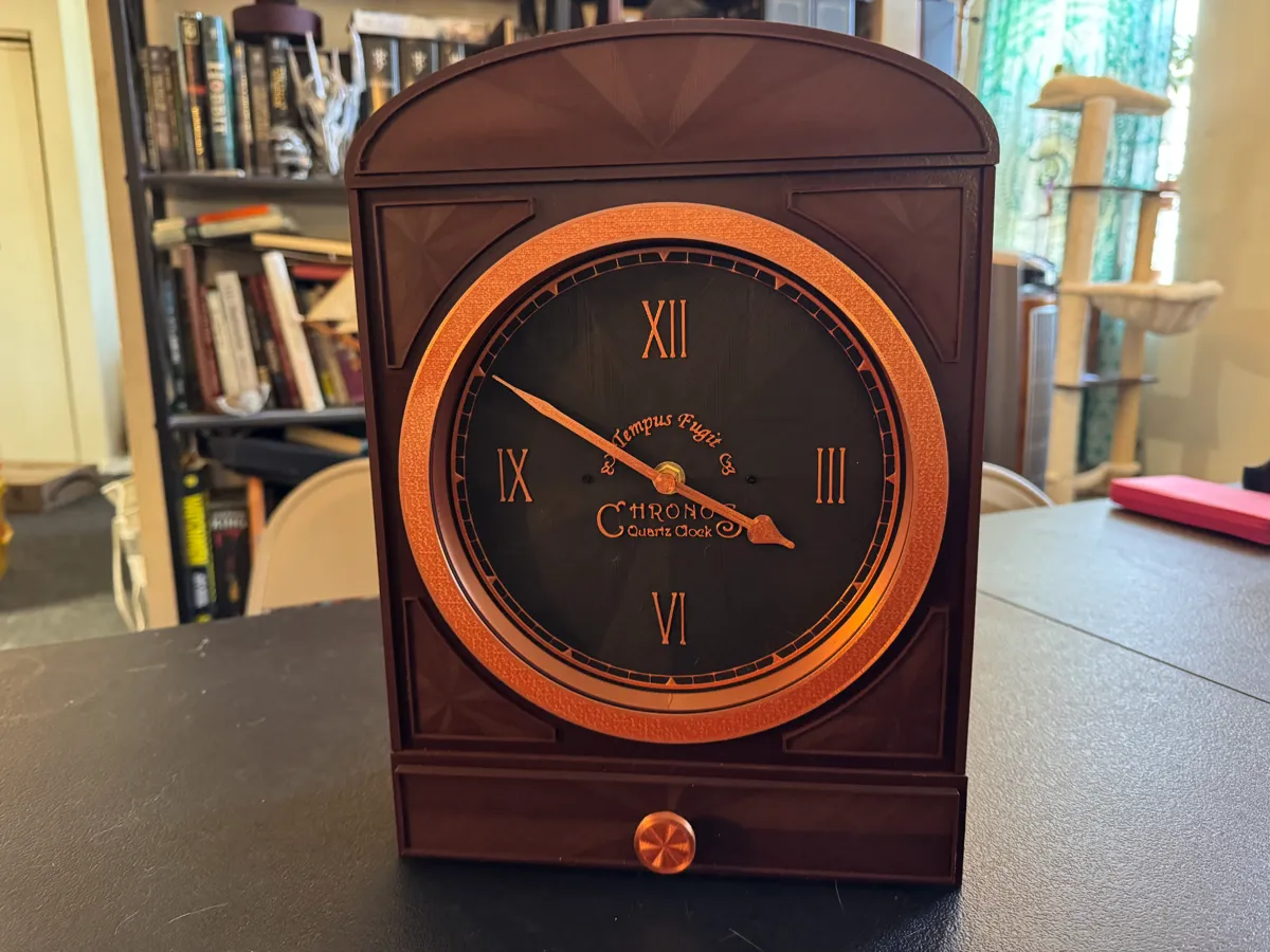 CHRONOS-QZ Quartz Clock Mechanism Conversion Kit - Free 3D Print Model ...