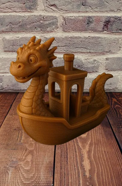 benchy art 3d dragon by david - MakerWorld