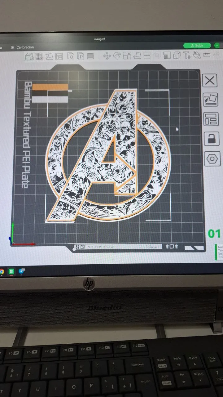 logo avengers by gallegopo2000 - MakerWorld