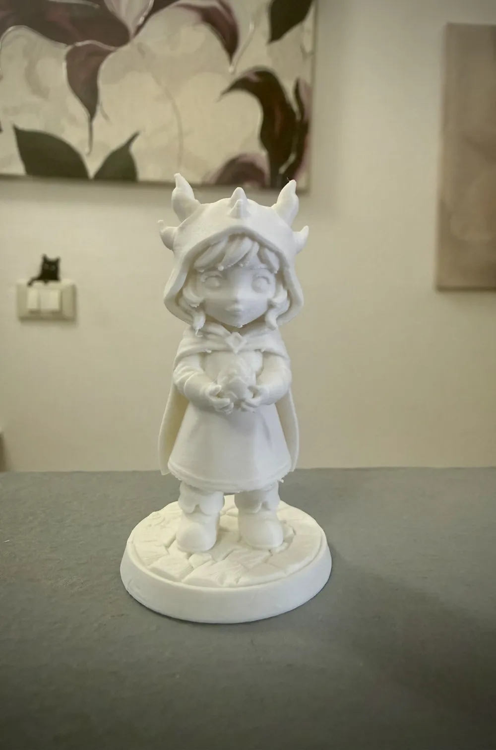 Female Half Dragon Mage - Free 3D Print Model - MakerWorld