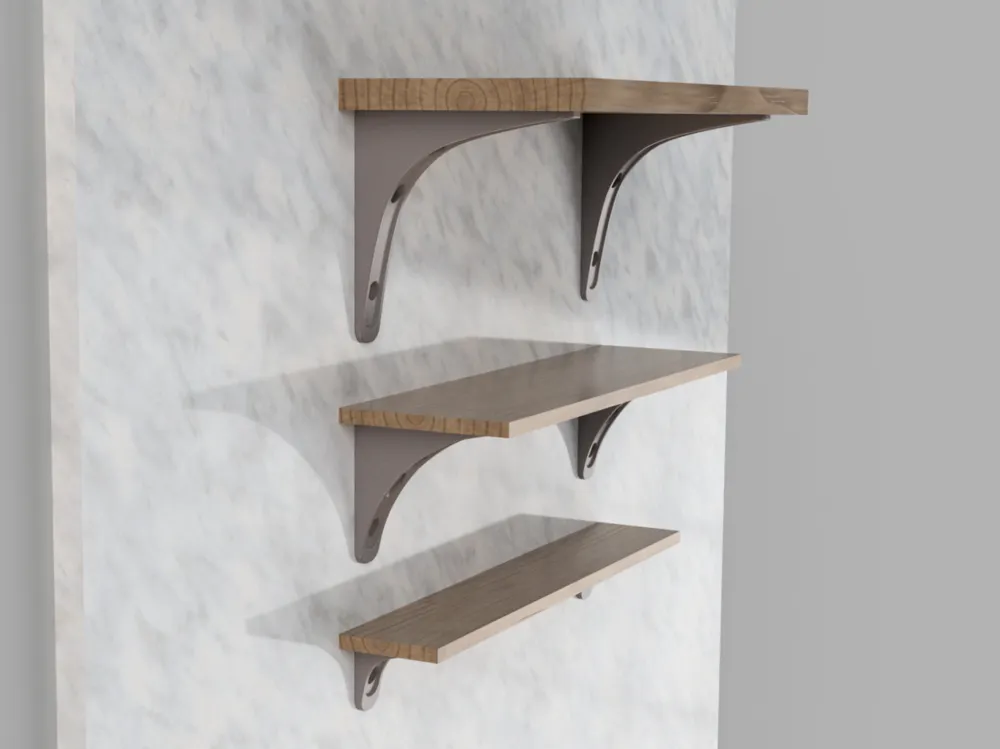 extra strong Shelf Bracket | M3,M4,M5 x 50 - 150mm by fabian - MakerWorld