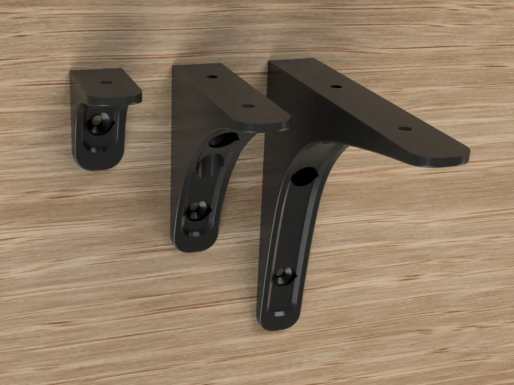 extra strong Shelf Bracket | M3,M4,M5 x 50 - 150mm by fabian - MakerWorld