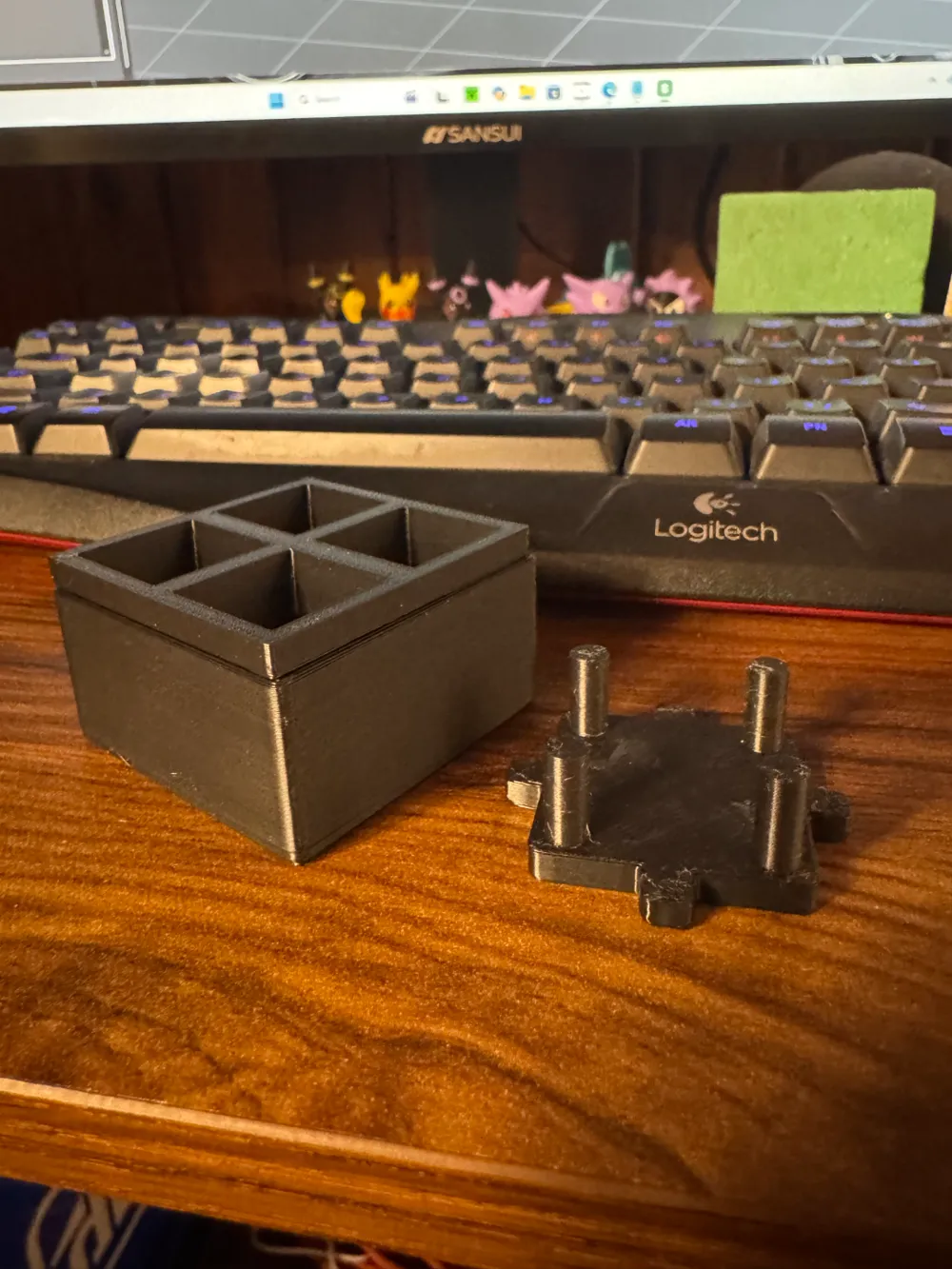 2x2cm seed/propagation tray with plug removal tool by CannonCreations - MakerWorld