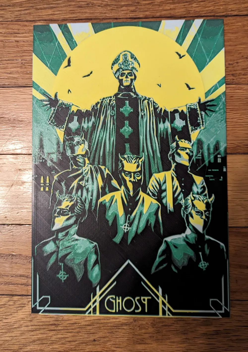 GHOST BAND POSTER 240X160 by PAPA Emeritus IV - MakerWorld