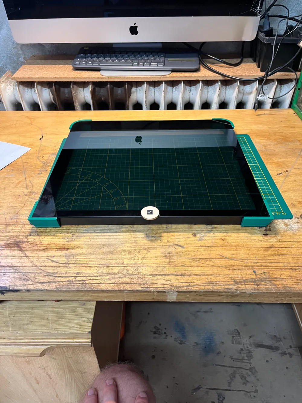 P1S Top glass riser with plywood by printing_Holland - MakerWorld