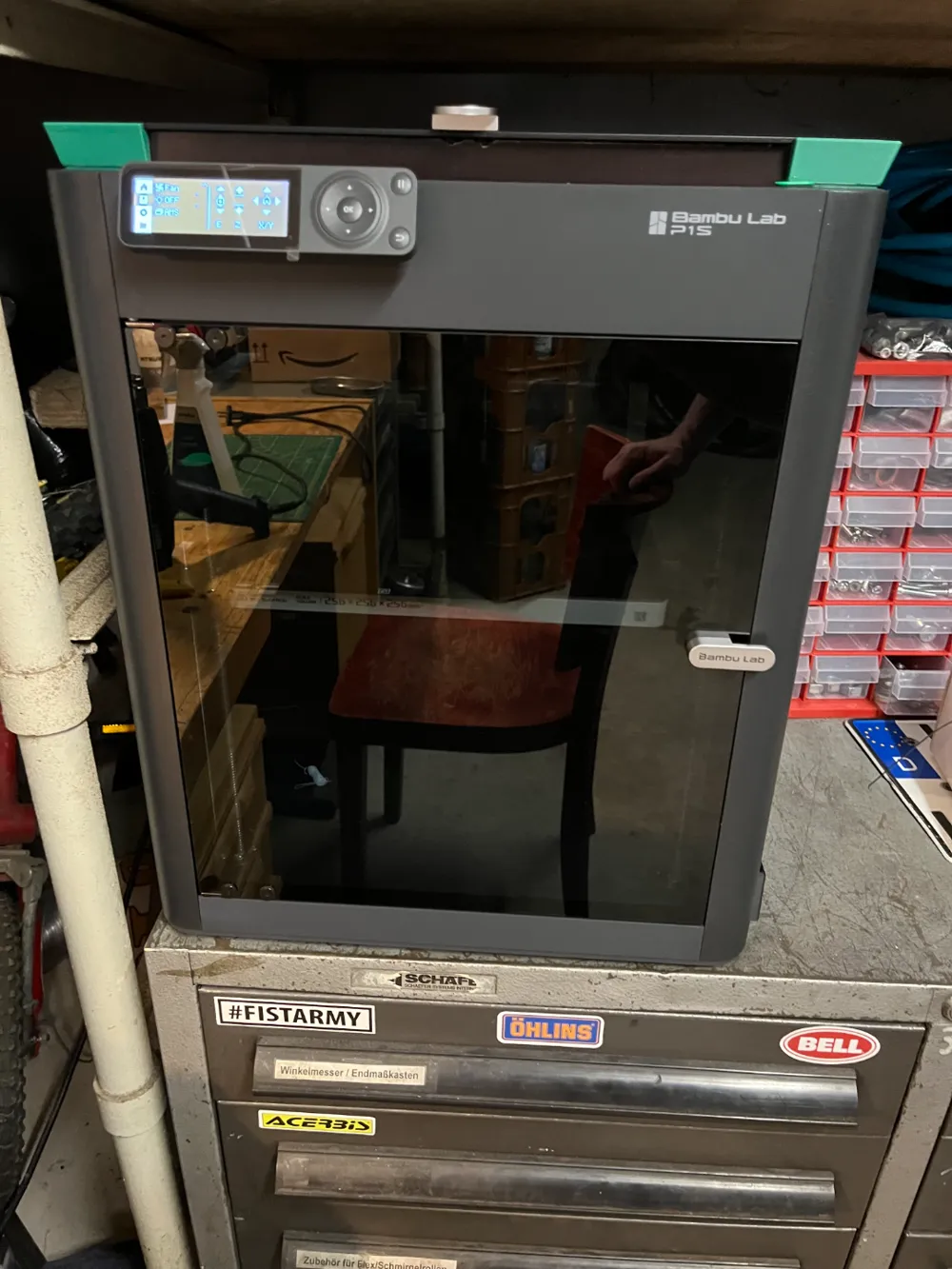 P1S Top glass riser with plywood by printing_Holland - MakerWorld