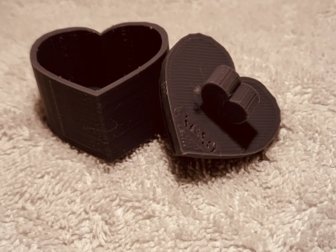 valentine heart box - Free 3D Print Model - MakerWorld