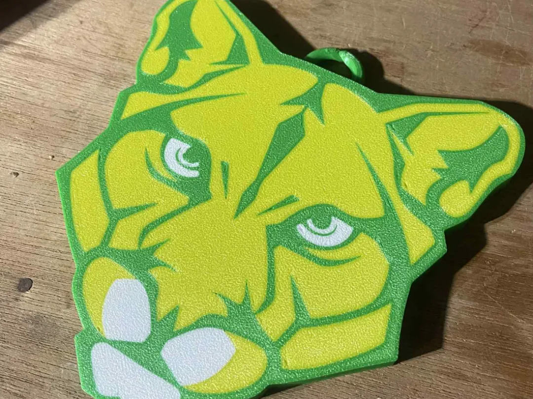 Cougar Hype Chain Necklace Pendant Sport - Free 3D Print Model - MakerWorld