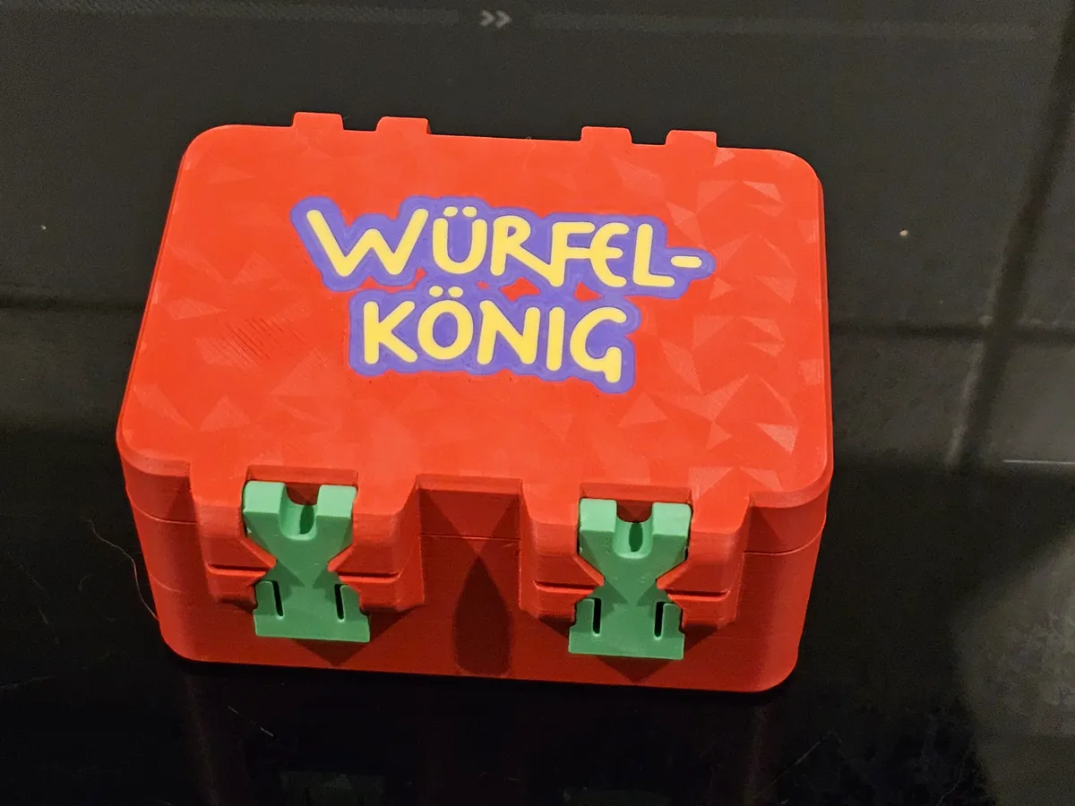 Dice King SnapLock - Free 3D Print Model - MakerWorld